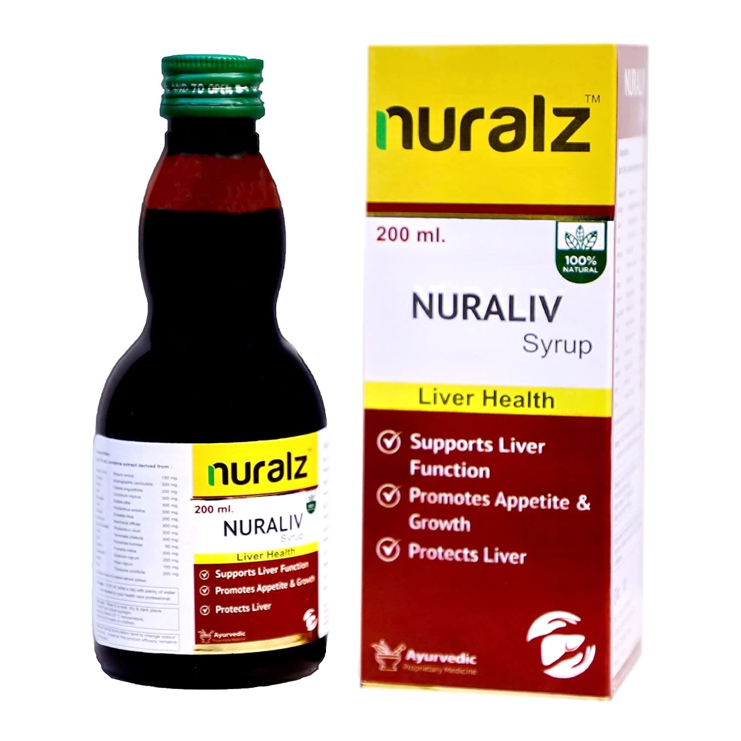 Nuralz Nuraliv Syrup (400 ml) (200 ml X 2) – Uniherbs India