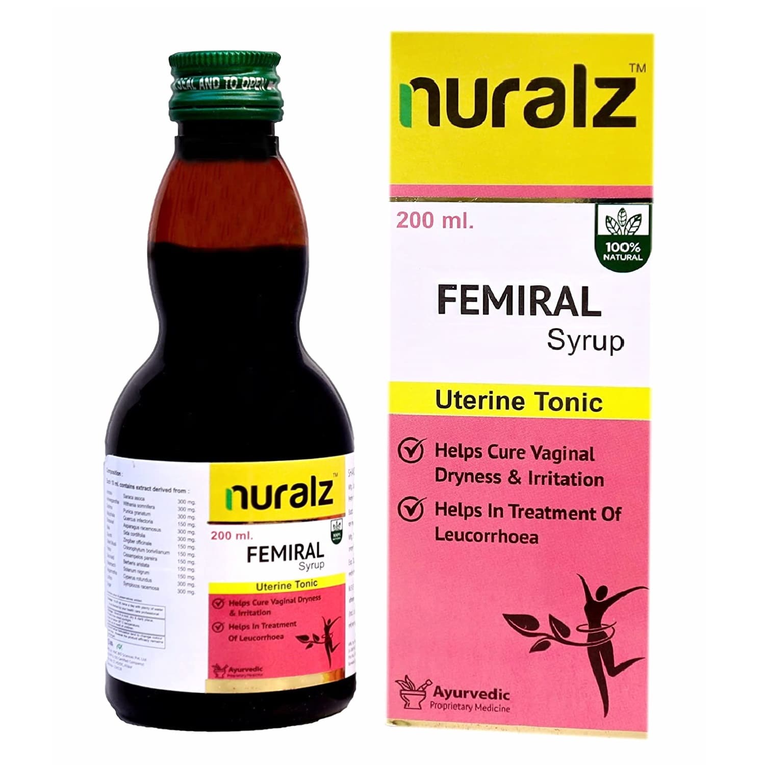 Nuralz Femiral Syrup (400 ml) (200 ml X 2) – Uniherbs India