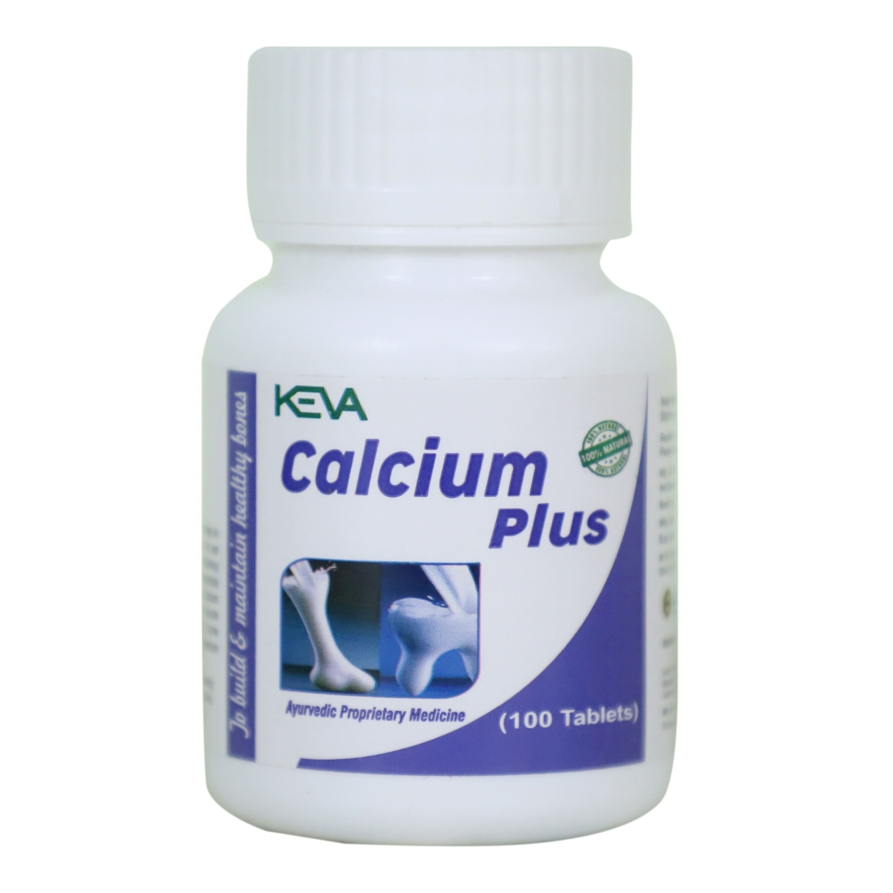 Keva Calcium Plus Tablets (100 Tablets) – Uniherbs India